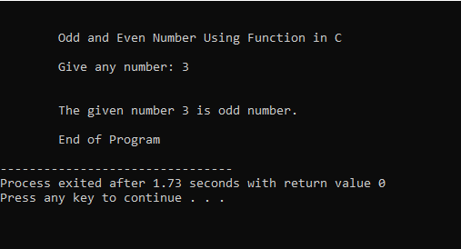 Free Programming Source Codes And Computer Programming Tutorials Odd And Even Number Using